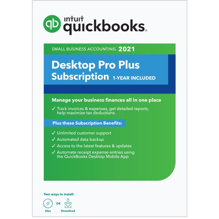 Quickbooks Desktop Pro Plus 2021 US Edition - TransNational Computer LLC