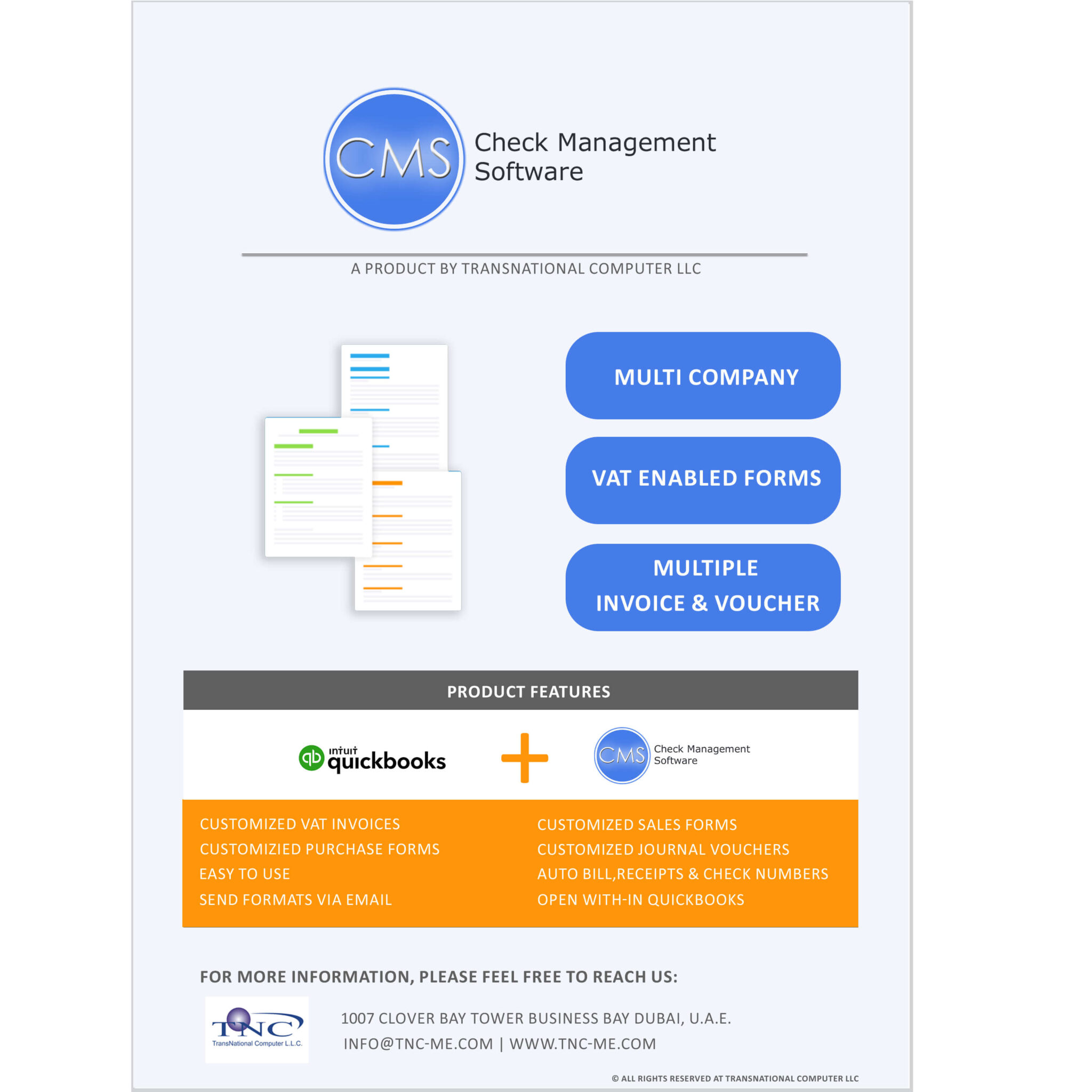 Cheque Management Software - TransNational Computer LLC